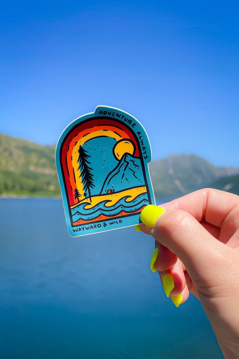 Adventure Always Sticker – Wayward & Wild
